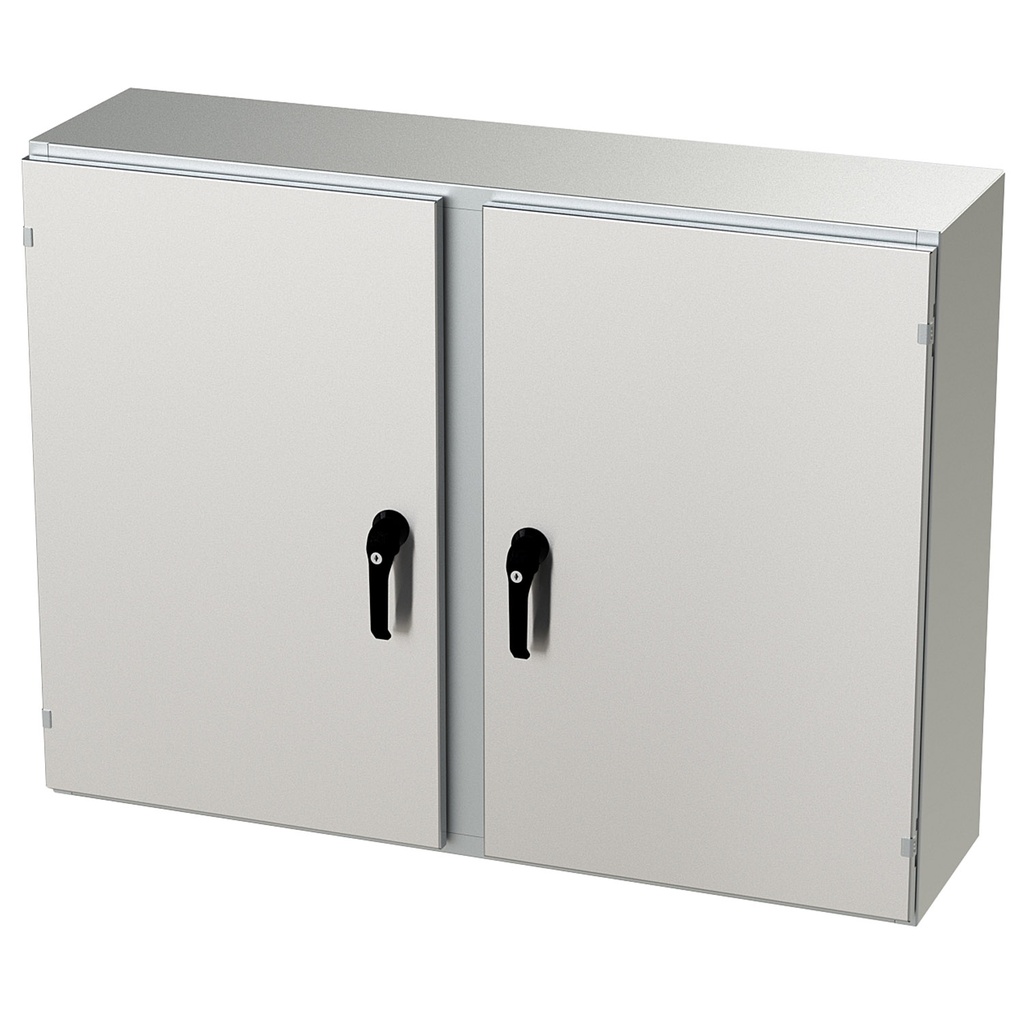 NEMA 4X Enclosure, Wallmount, 36" H x 48" W x 12" D, 304 Stainless ...